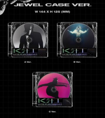 KAI 1st Mini Album Jewel Case 3 version Set + Store Gift Photos | eBay