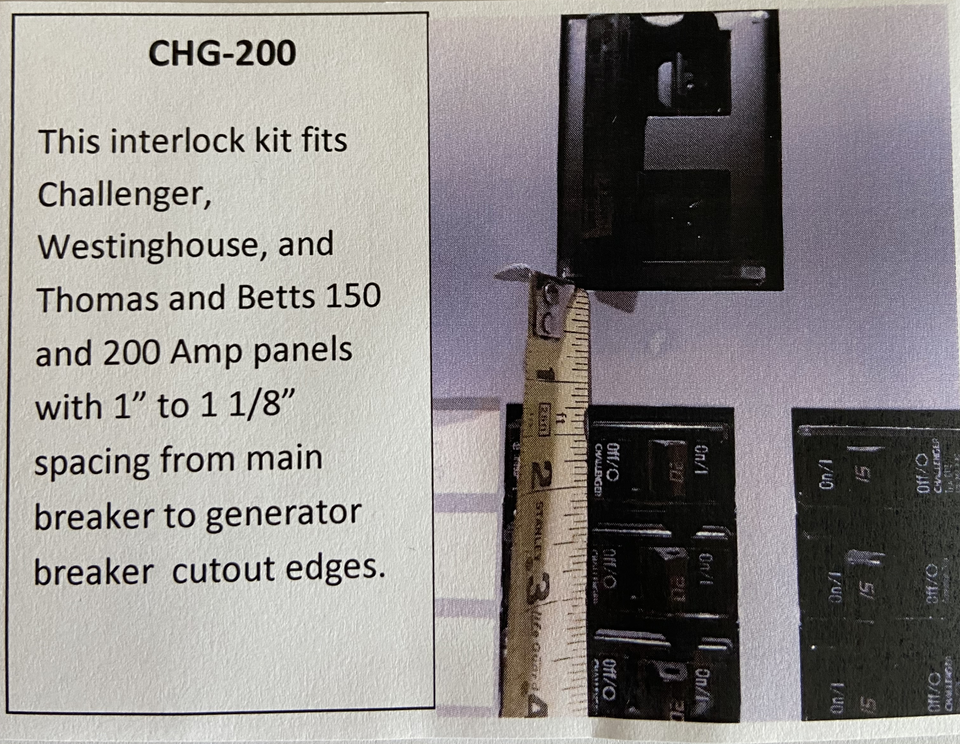 Generator Interlock Kit for Challenger, Westinghouse, Thomas & Betts | eBay