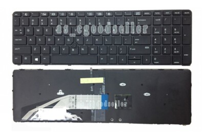 New for HP PROBOOK 450 G4 455 G4 470 G4 Keyboard US BACKLIT with Frame ...