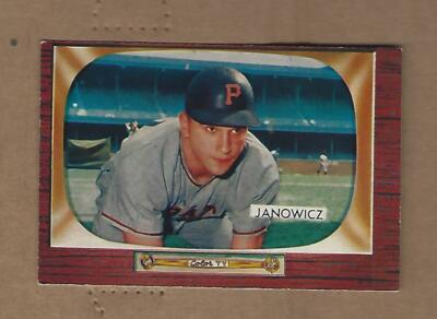 1955 BOWMAN VIC JANOWICZ # 114 NEAR MINT | eBay
