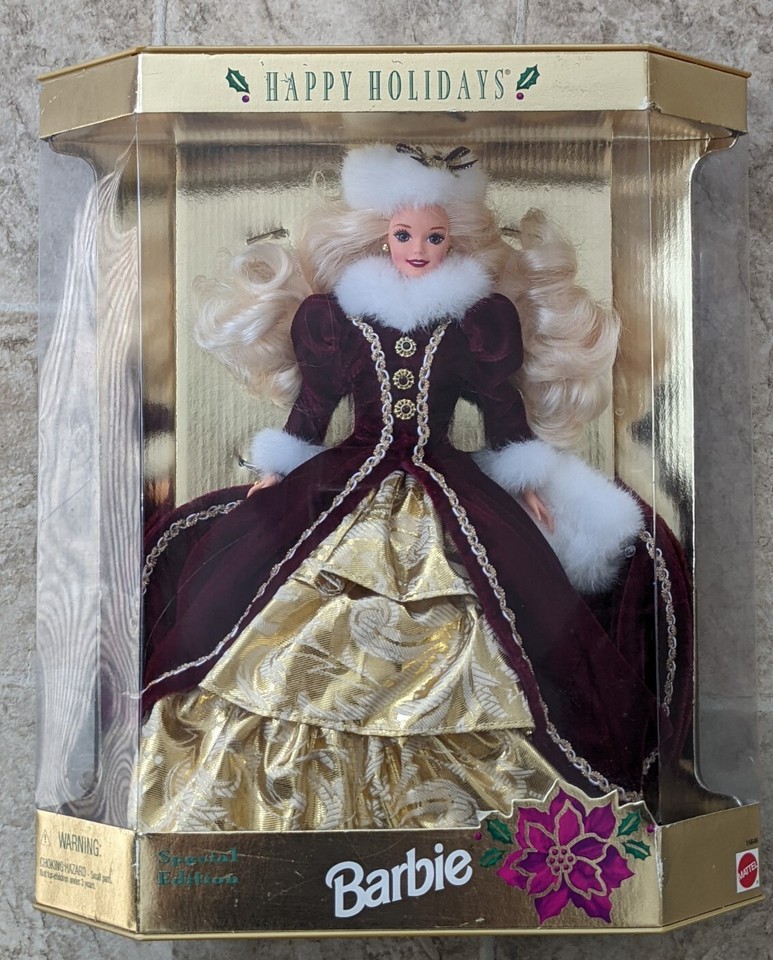 Happy Holidays 1996 Barbie Doll - New In Original Packaging! Special ...