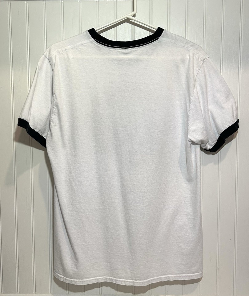 Stranger Things Medium Ringer T-Shirt Eddie Munson Is My Hero | eBay