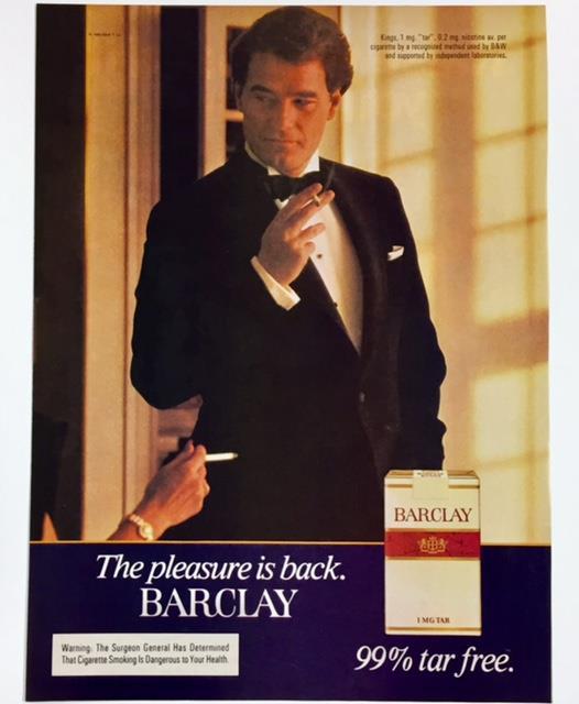 Original 1984 Barclay Cigarettes Advertisement ~ Full Color Vintage ...
