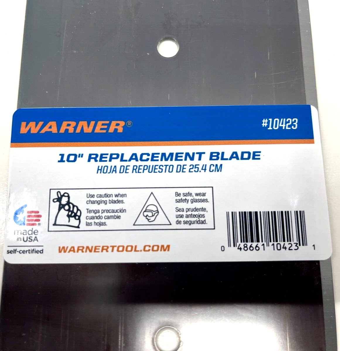 5 Pack Warner 10" StripNClean Heavy Duty Replacement Blade/For use with ...