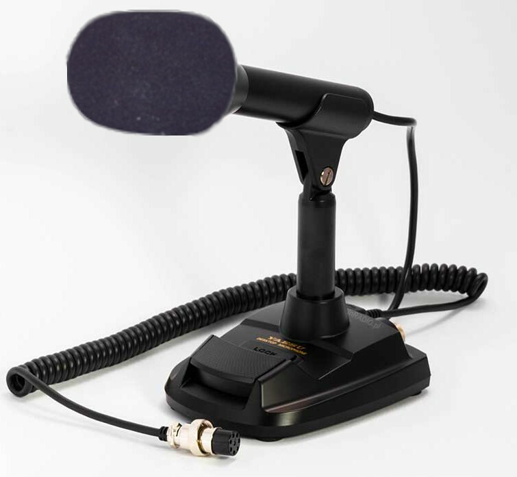 Black Windsock for Base Station Microphone Yaesu MD-100 or M-70 + other ...