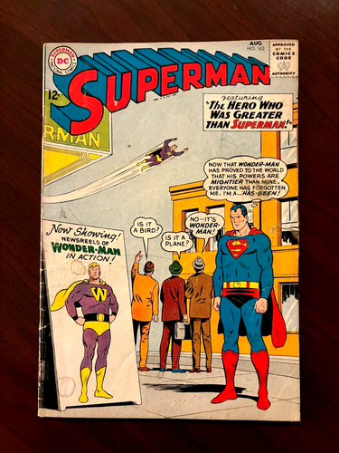Superman #163 (DC Comics 1963) Silver Age Curt Swan Wonder Man 3.0 G/VG ...