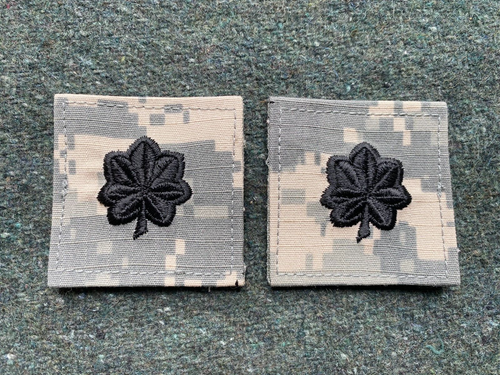 Original États-unis Forces Acu Lt Colonel Uniforme Rang Badges Crochet ...