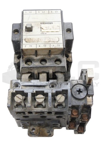 SIEMENS 3TB44 17-0A CONTACTOR W/ 3UA42 00-7AH OVERLOAD RELAY 10-16A ...