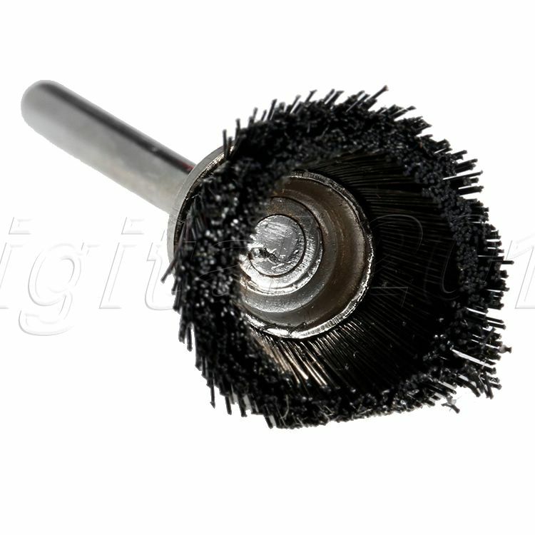 Nylon Bristle Flat Pen Cup Brushes Rust Wheel Cup Polishing Rotary Tool ...