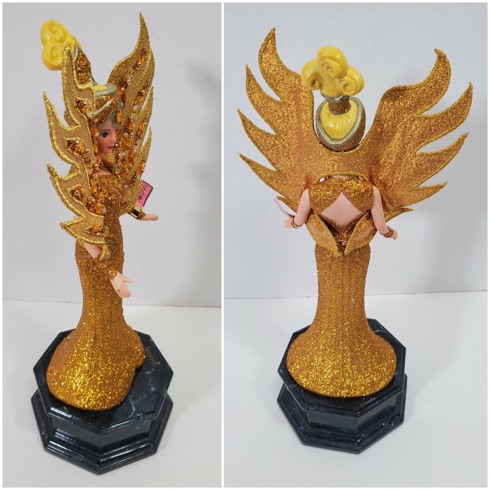 1996 Enesco Barbie Collectible 265470 Barbie Goddess of the Sun Musical ...
