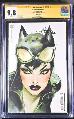 Catwoman #48 DC Comics Sozomaik Variant CGC SS 9.8 NM/Mint Signed Tini ...