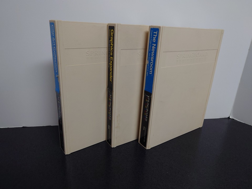 Springboard The Newsroom, Graphics Expander, and Clip Art Collection + Script 64 | eBay