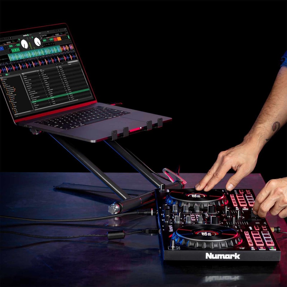 Numark Mixtrack Platinum FX 4-Deck Serato DJ Controller w Monitors ...