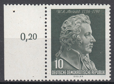 DDR 1956 Mi. Nr. 510 mit Rand Postfrisch (25397) | eBay.de