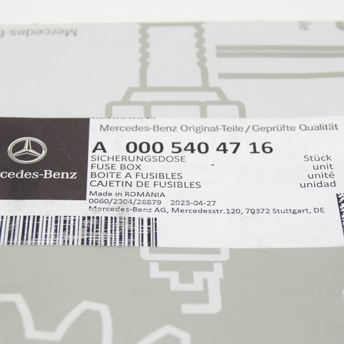 NEW MERCEDES-BENZ GLE W167 PYROFUSE FUSE BOX A0005404716 ORIGINAL 000 ...
