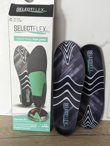 Select Flex RX Mens 8 - 9 Womens 9 - 10 Arch adjustable Orthotic Insole ...
