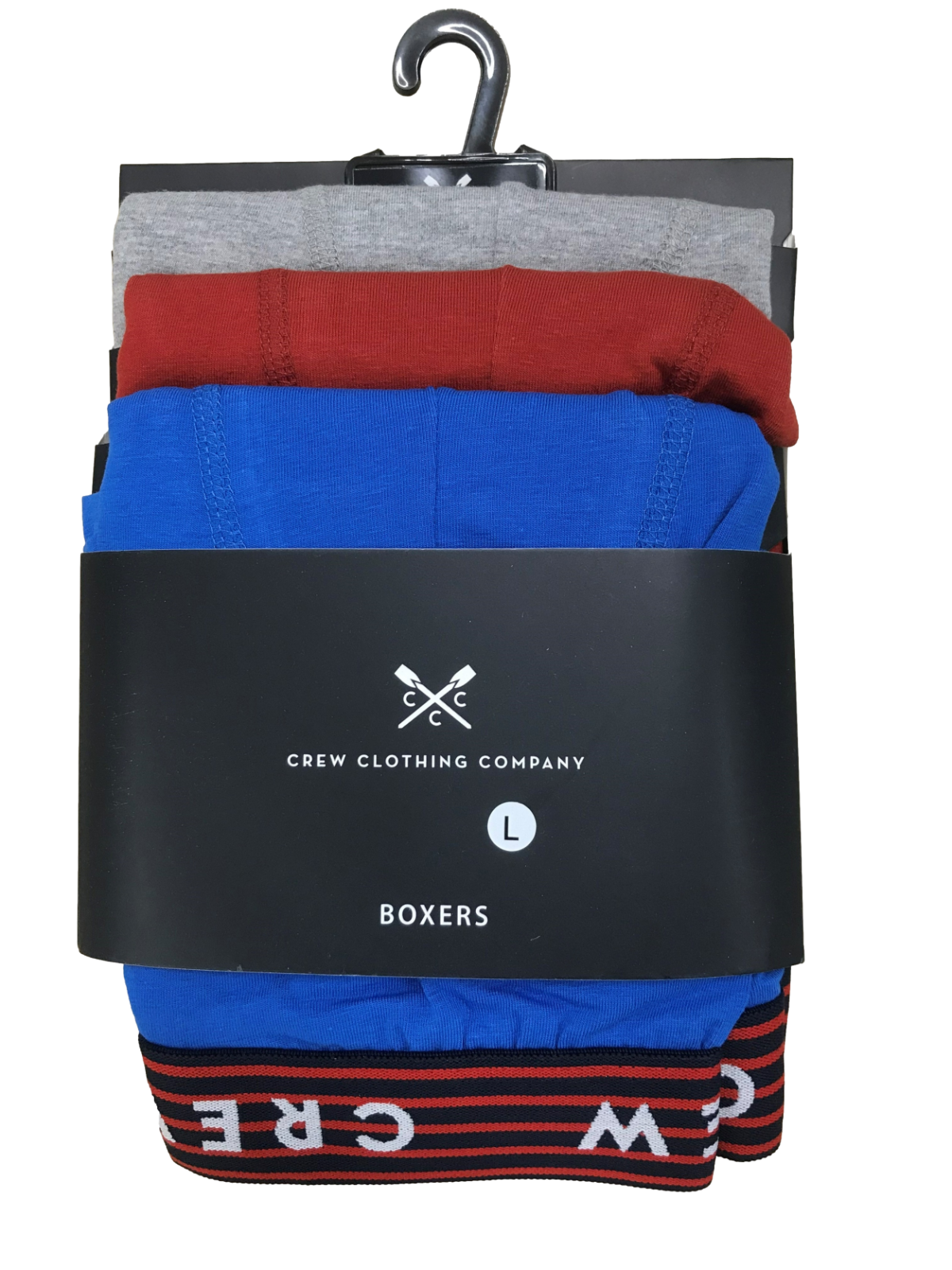 Crew Clothing Men's Boxers Classic Cotton Jersey Boxer Trunks 3 Pack ...