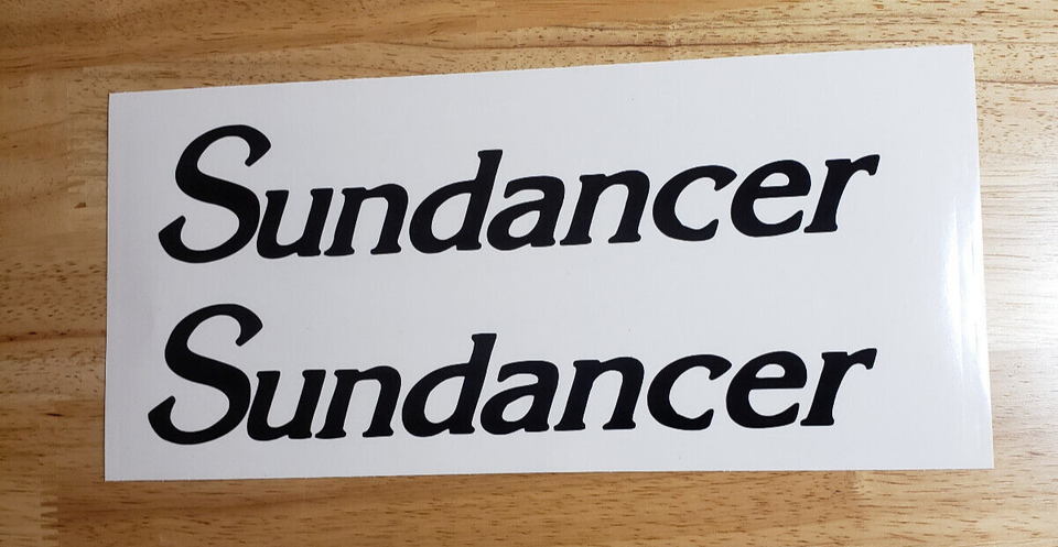 SUNDANCER Sea Ray Boat Decal Graphic Sticker 22.5" BLACK BEST USA | eBay