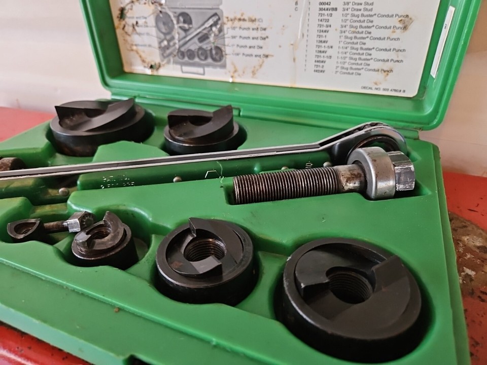 Greenlee 7238SB "Slug Buster" Knockout Punch Set 783310347576 | eBay