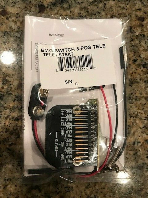 EMG 5 POS SWITCH FOR TELE THIN LINE 5 POSITION FOR 3 PICKUP FOR STRAT ...