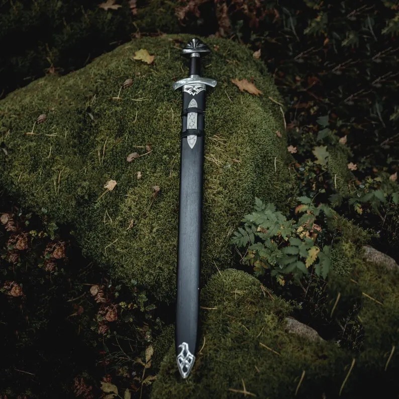 Northman Damascus Handmade Viking Sword With Scabbard Custom Real Medieval Sword | eBay