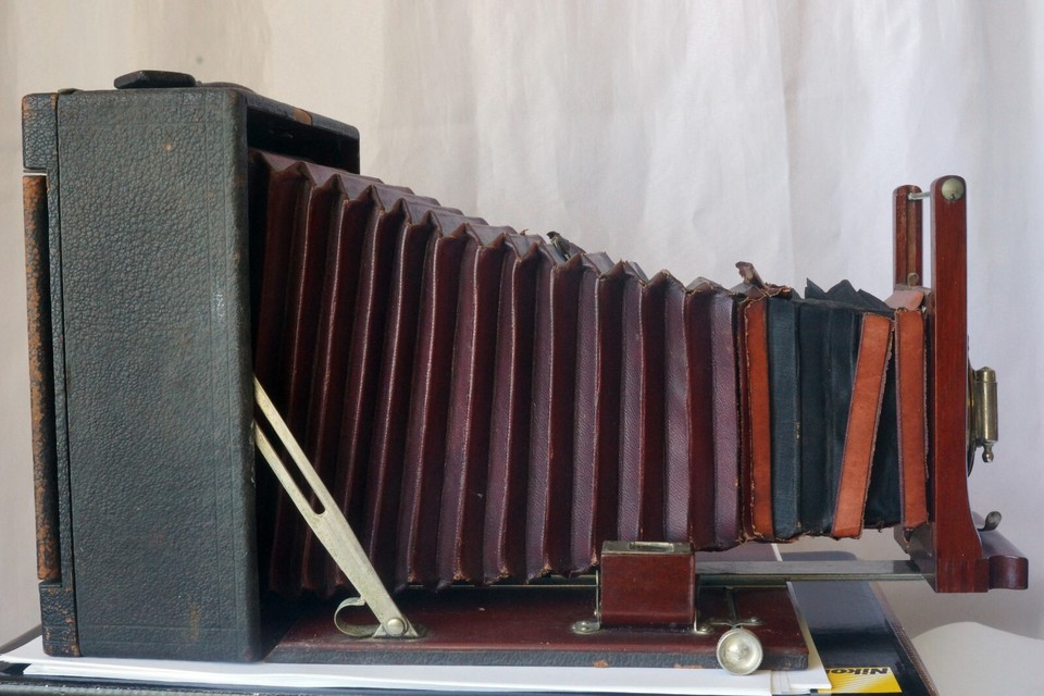 Vintage 1901 Gundlach Optical Korona II, Dry Plate 5x7 Camera Red ...
