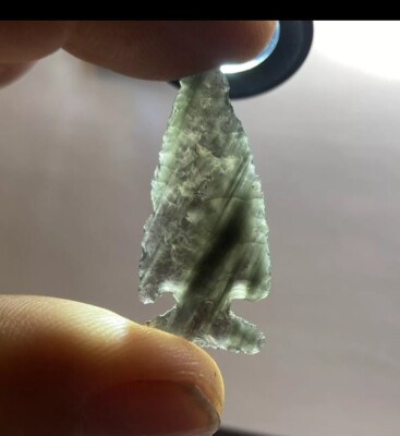 Authentic Arrowhead Pre 1600 Translucent Colorful Obsidian Northern ...