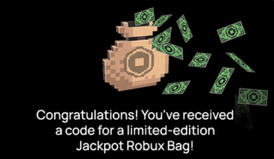 ROBL0X Limited Ed Jackpot BOBUX Robux Bag Special Effects! Sent in eBay ...