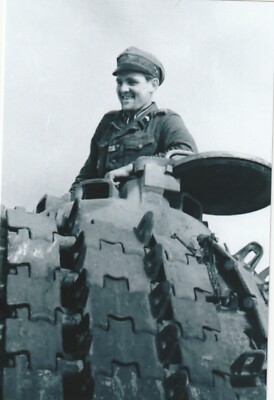 WW II German Photo == Commander On Panther Tank... | eBay