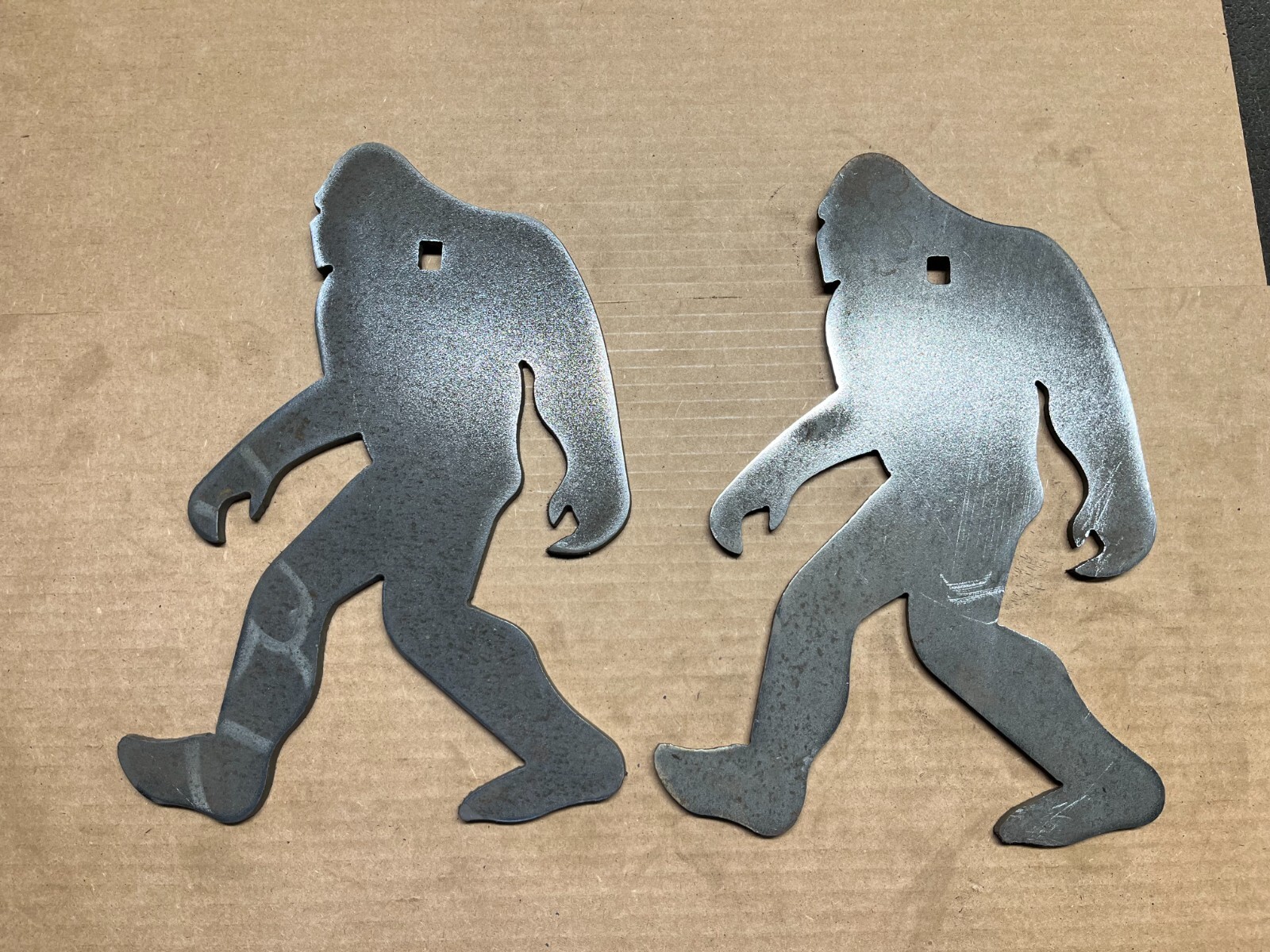 1/4" AR500 8"x12" Bigfoot Hanger Targets Set of TWO | eBay