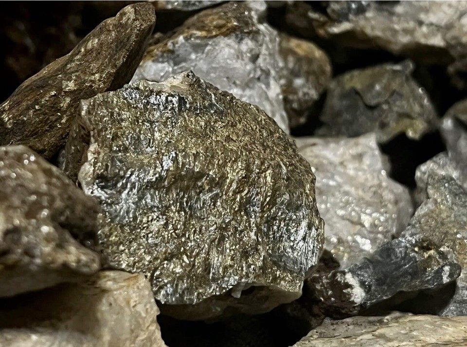 10LB GOLD SILVER COPPER & PLATINUM ORE-HIGH GRADE, HIGHLY MINERALIZED ...