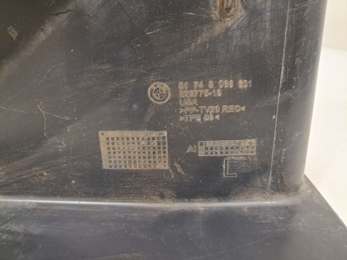 BMW X3M F97 2021 Intercooler air duct channel guide 8068601 MIK19365 ...