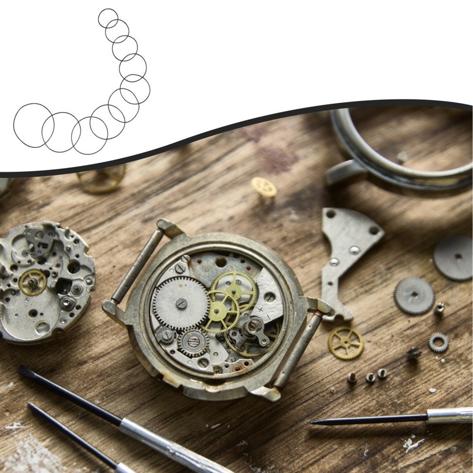 200 Pcs Watch Gasket Assortment Watch Back Gasket Watch Replacement ...