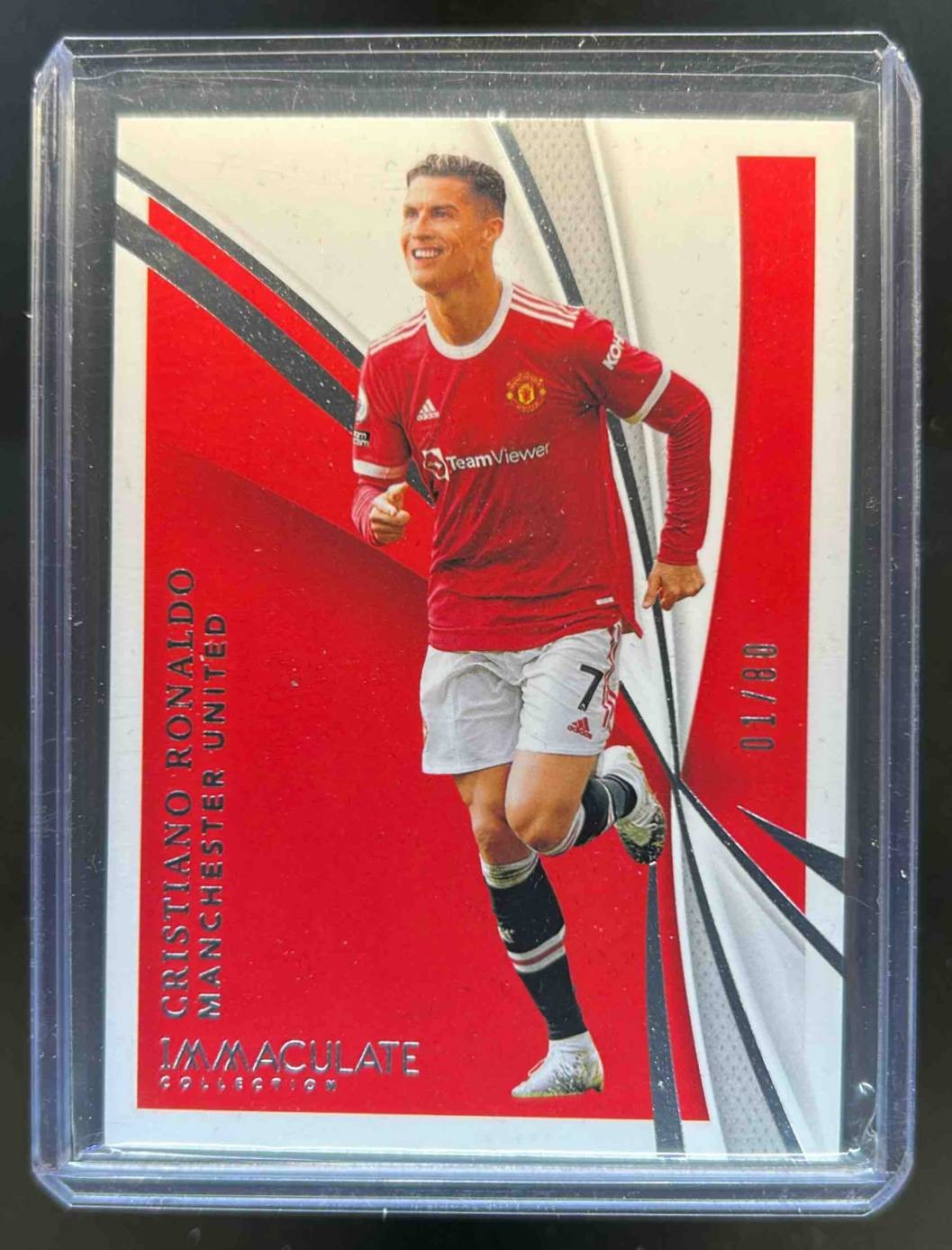 Cristiano Ronaldo 2021 Immaculate #DU-CR7 Dual Swatch Autographs - Ruby ...