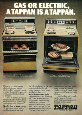 1976 Tappan Range Oven Gas Electric Stove vintage Print Ad ...