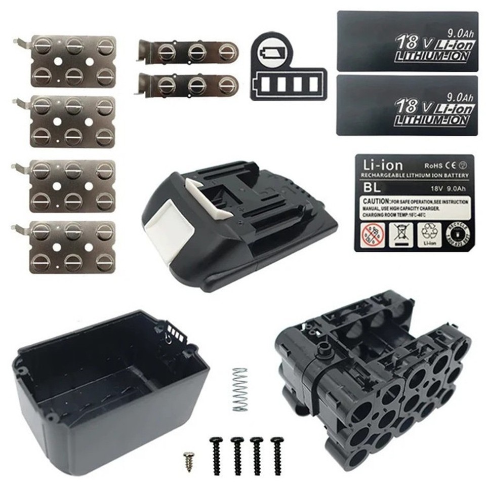 Battery Repair BL1890B Battery Case Battery Assembly Kit 15 Core Design ...