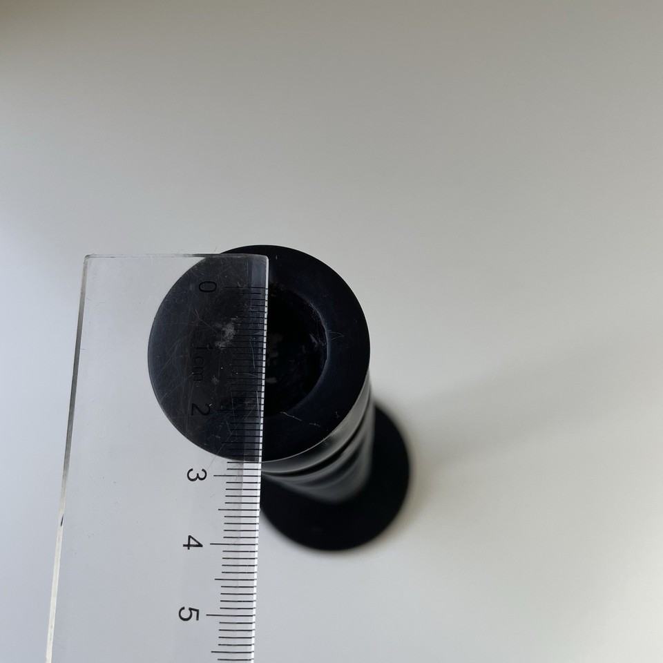 Spiral Handcarved Wood Candle Holder Twisted Stem Dark Timber 26cm ...