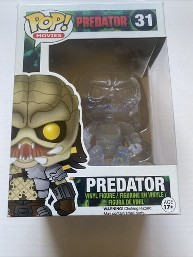 Funko Pop Vinyl Predator - No 31 Predator (Clear Blood Splatter) RARE ...
