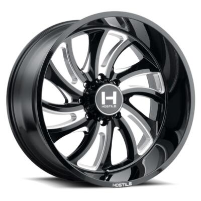22 inch 22x12 Hostile Demon Blade Cut wheels rims 6x135 -44 | eBay