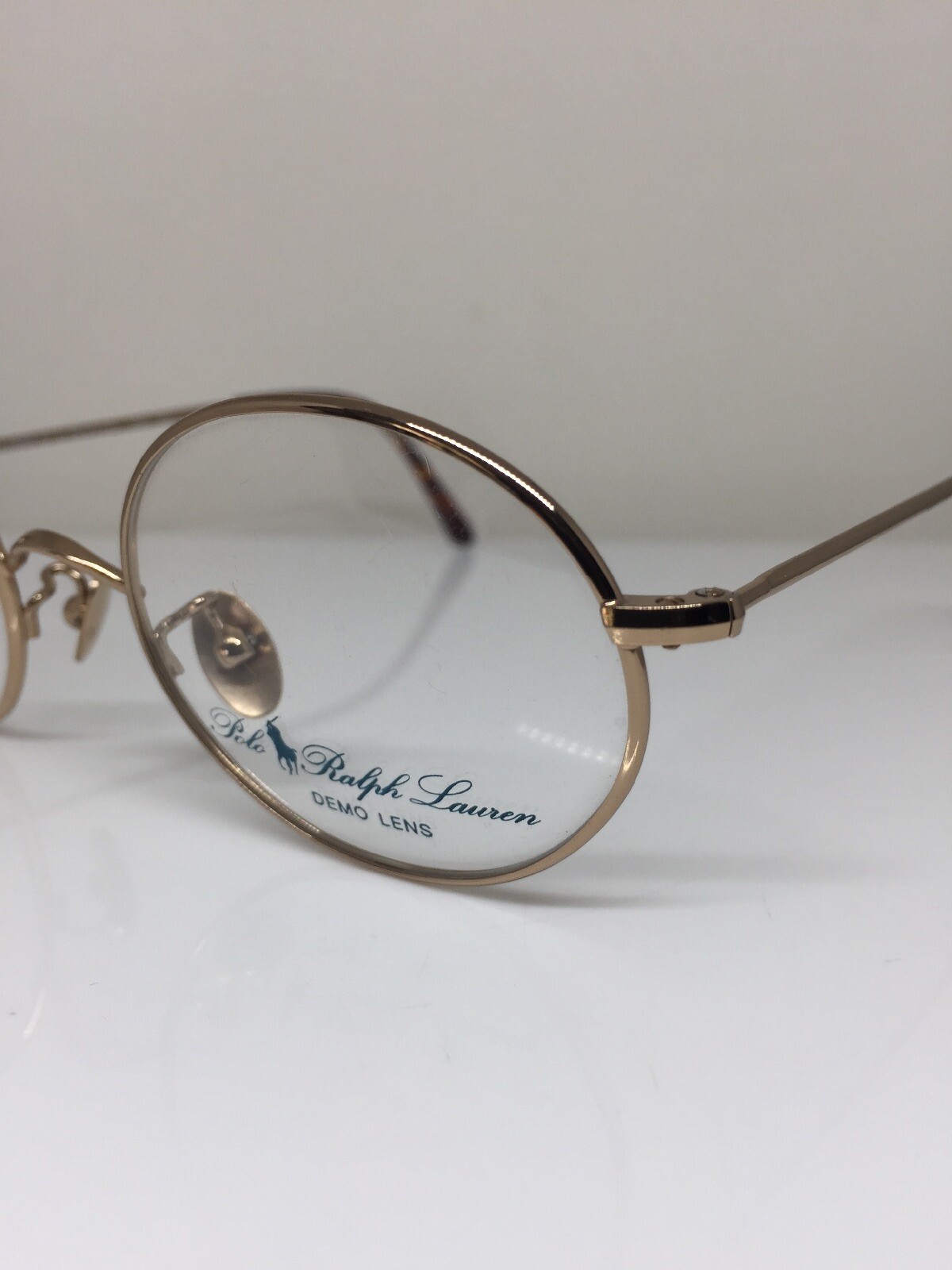 New VINTAGE Polo Ralph Lauren Polo Classic 61 EYEGLASSES C. 0YG Gold ...