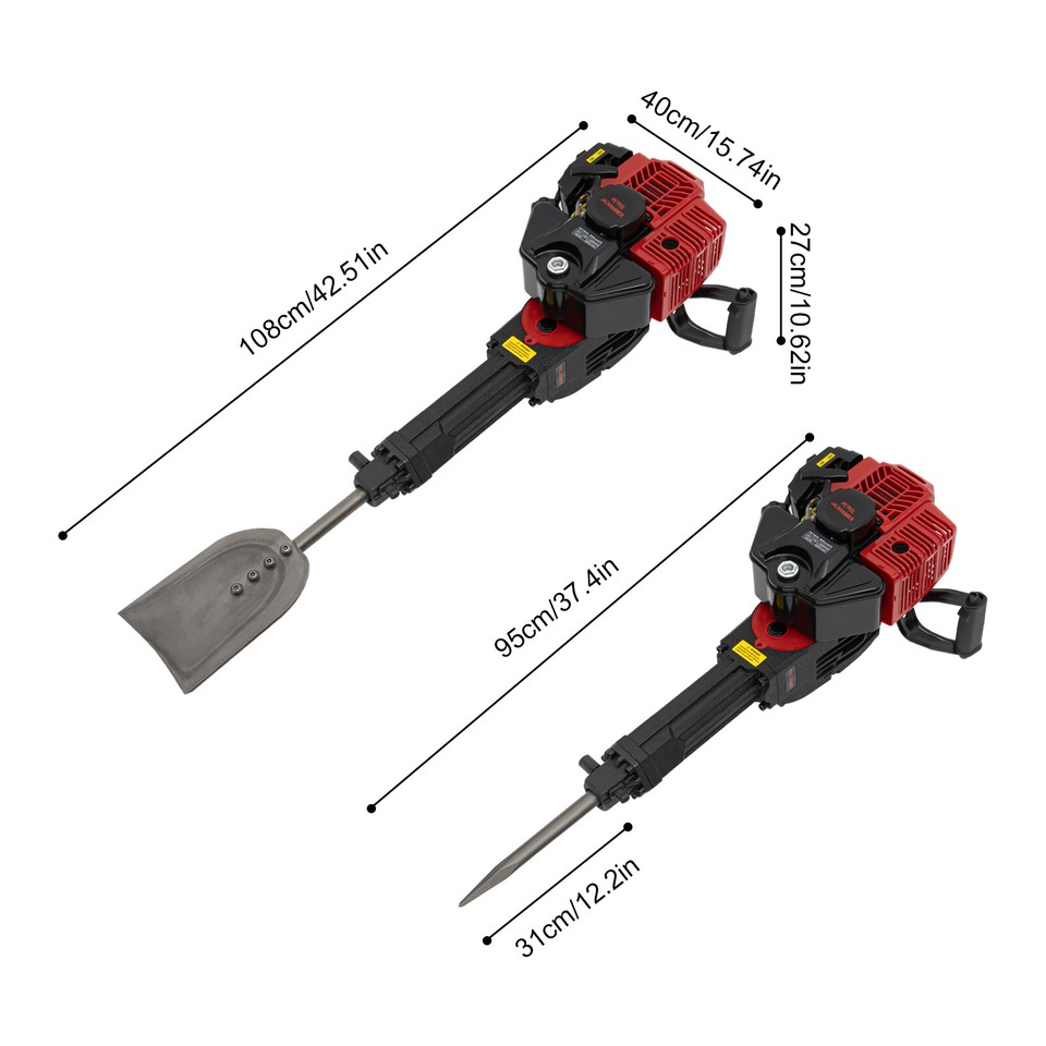 Handheld Trencher Digger Machine 2Stroke Garden Planting Digging ...