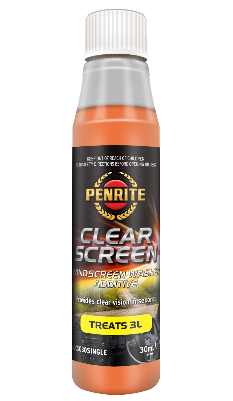 Penrite Clear Screen Windscreen Washer Additive 30ml ADCS030SINGLE ...
