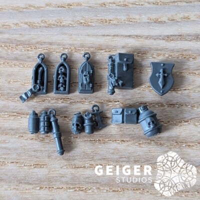 Warhammer 40K Grey Knight Bits | Strike Squad | Gear Grenades Relics ...