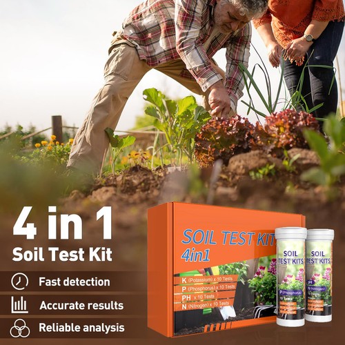 Soil Testing Solution Nitrogen Test Kit for Ph Phosphorus Potassium 40 ...