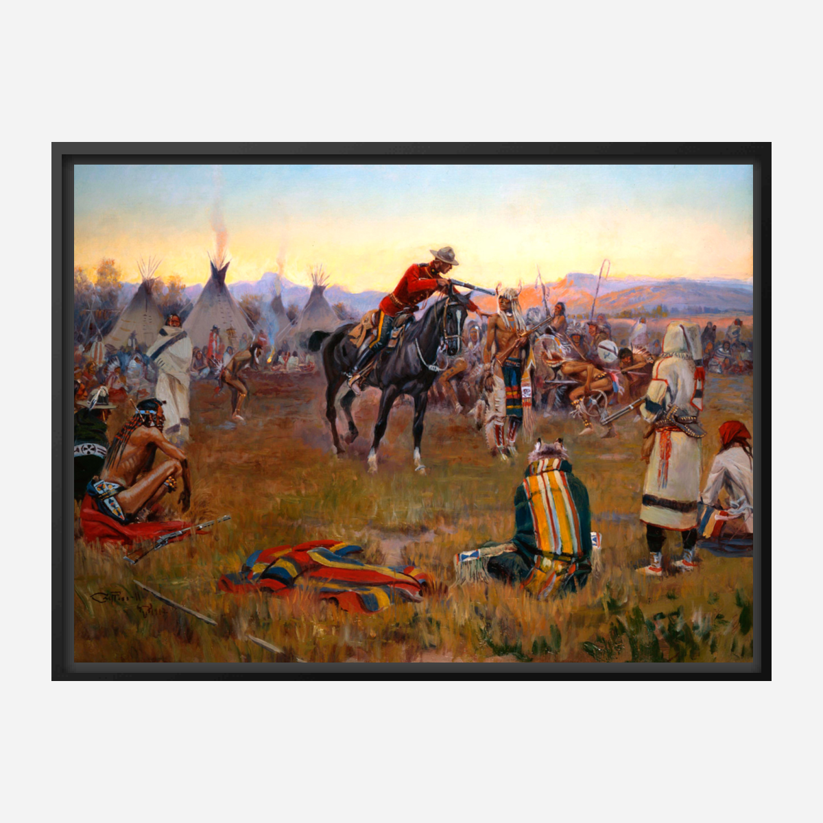 Single Handed by Charles M Russell Western Giclee Art Print + Ships ...