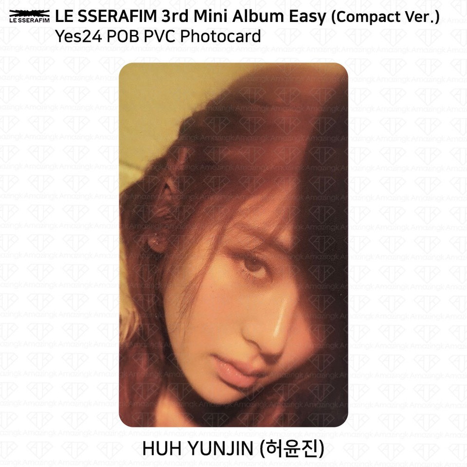 Le Sserafim 3rd Mini Album Easy Yes24 POB Photocard KPOP K-POP Chaewon Kazuha | eBay