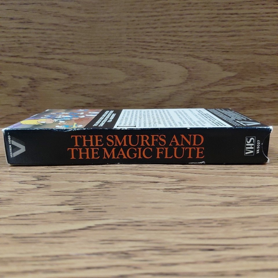 The Smurfs and The Magic Flute (VHS, 1984) Animated Cartoon Vestron ...
