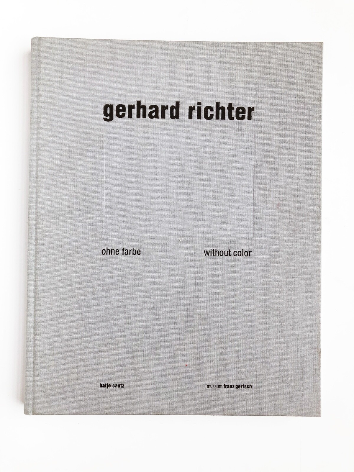Gerhard Richter: Without Color Hatje Cantz Museum Franz Gertsch | eBay