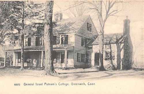 GREENWICH, CT, GENERAL ISRAEL PUTNAM'S COTTAGE, ROTOGRAPH PUB #50972 c ...