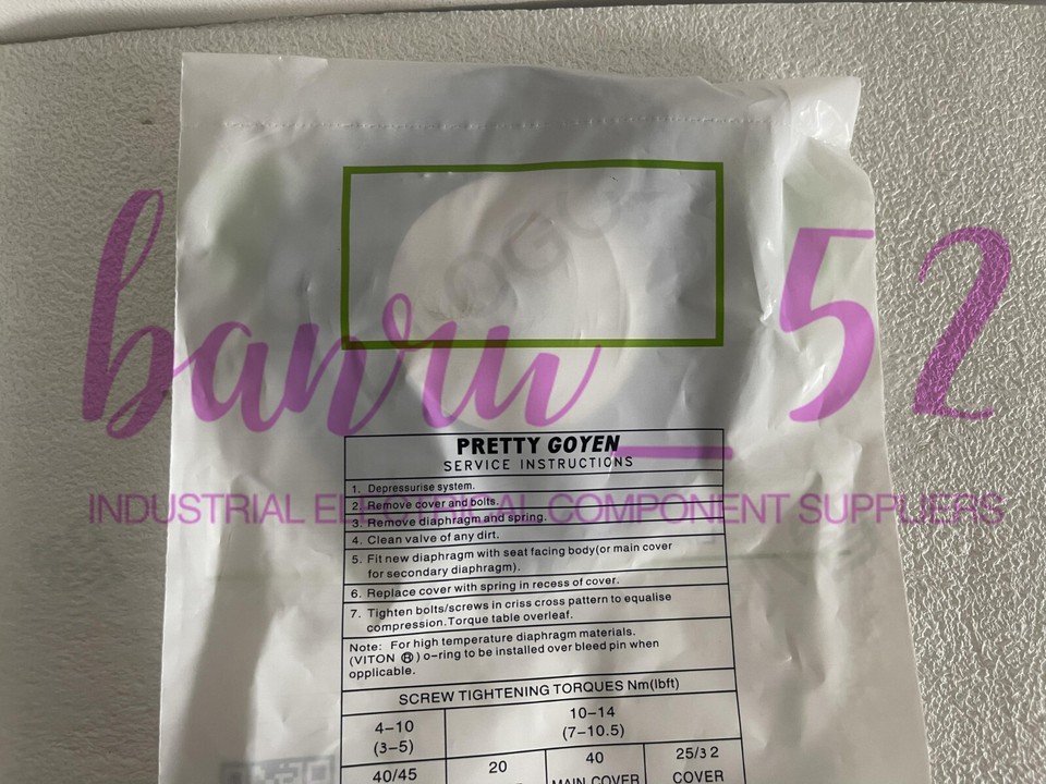 1PCS NEW GOYEN K4502 M2162 pulse valve diaphragm repair kit | eBay